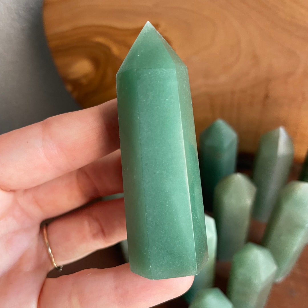 Green Aventurine Tower (2.25-3.75") - Choose Your Size - A Grade ...