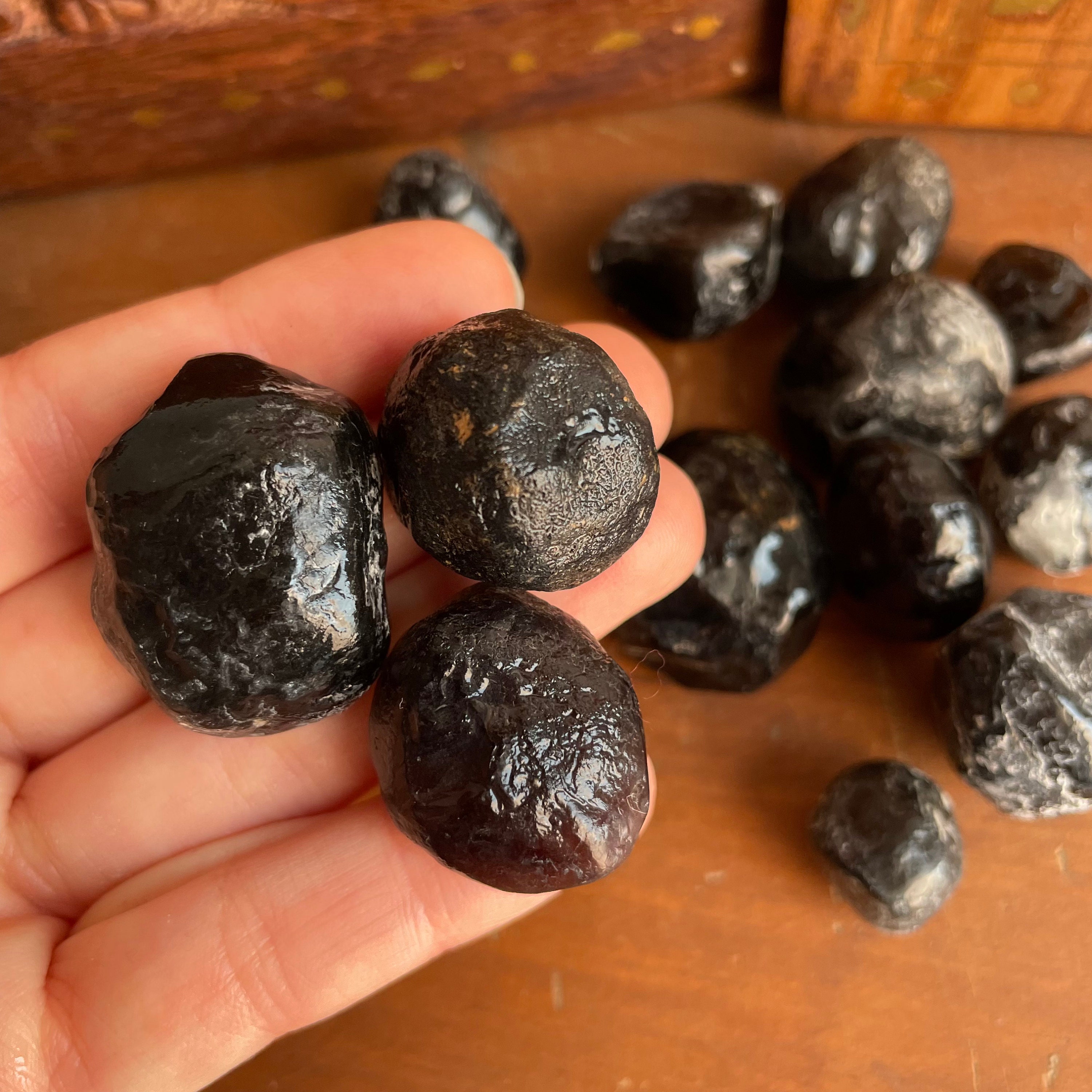 Authentic Apache Tears Crystals - Premium Obsidianite Pebbles From ...