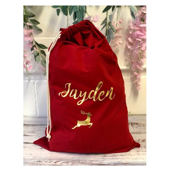 Personalized Santa Sack - Etsy