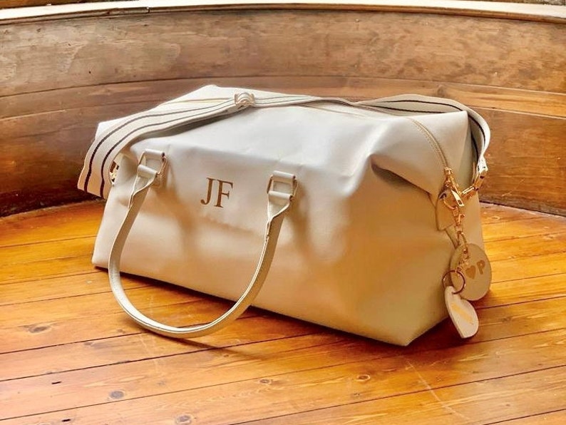 Monogram Luggage Holdall Bag | Custom Carry-on Plane Travel Bag ...