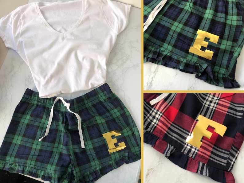 Personalised Pyjama Set Personalized Pjs Monogram Pajamas | Etsy