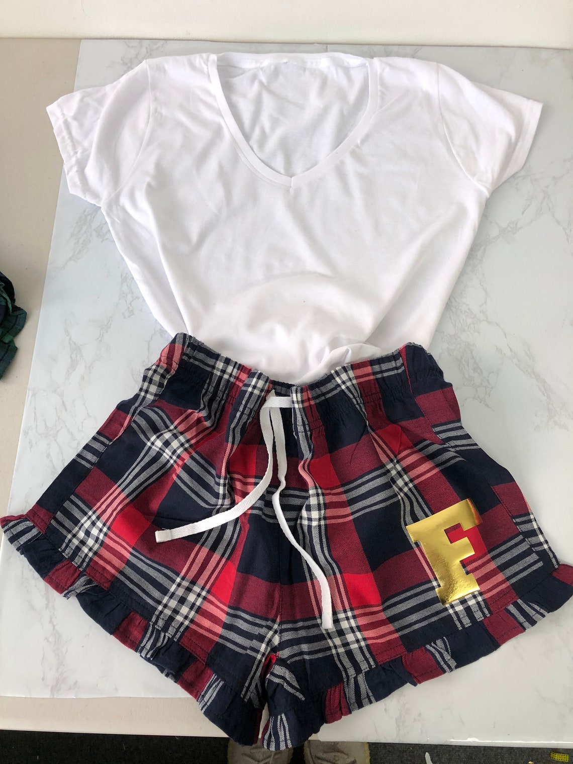 Personalised Pyjamas set in 3 colour variations personalised | Etsy