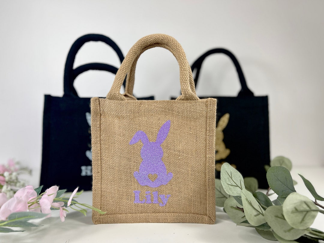 Personalised Easter Bags, Easter Basket for Kids, Easter Hunt Bags ...