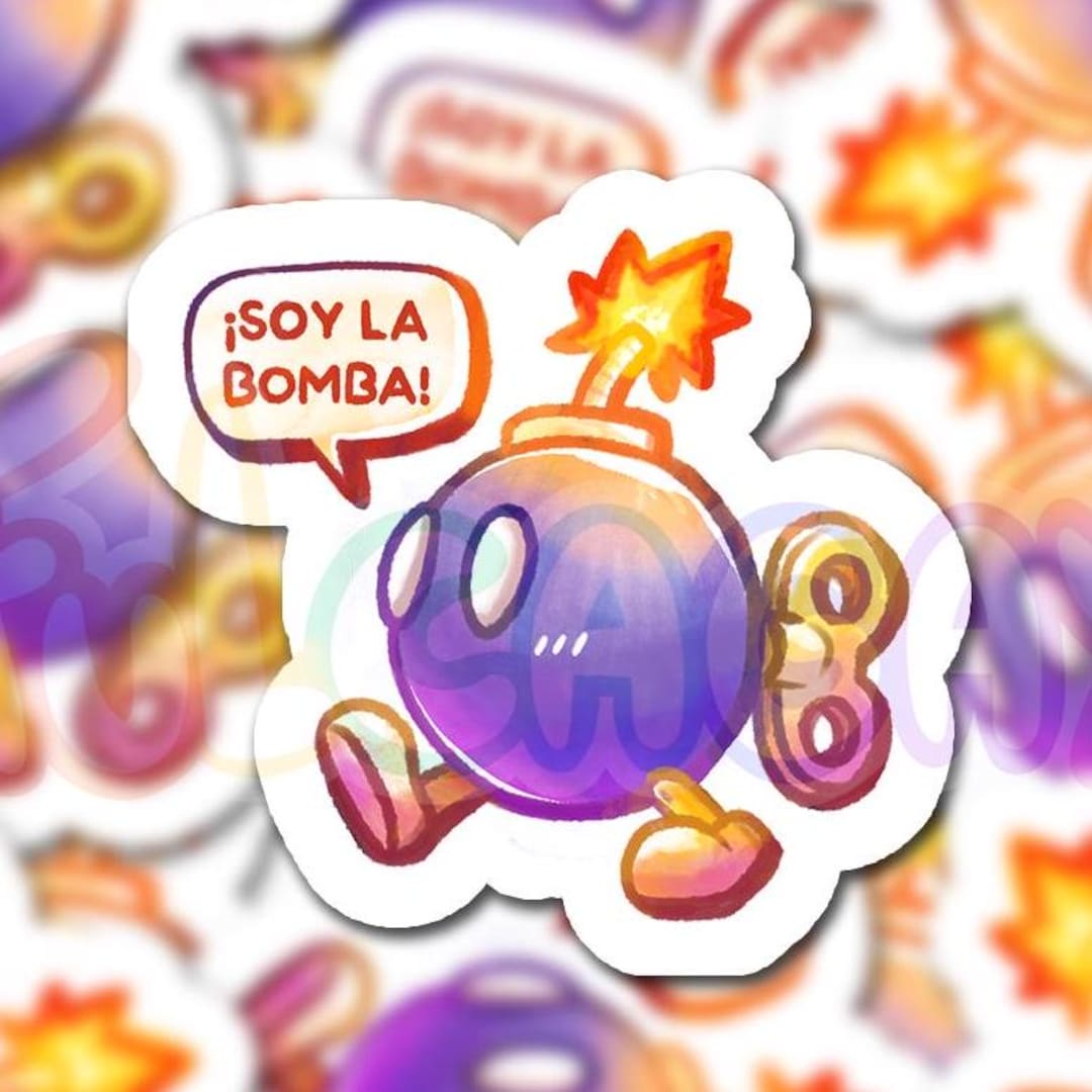 I'm the Bomb - Bomber Mario Bros Luigi - Holographic Glossy Sarcastic ...