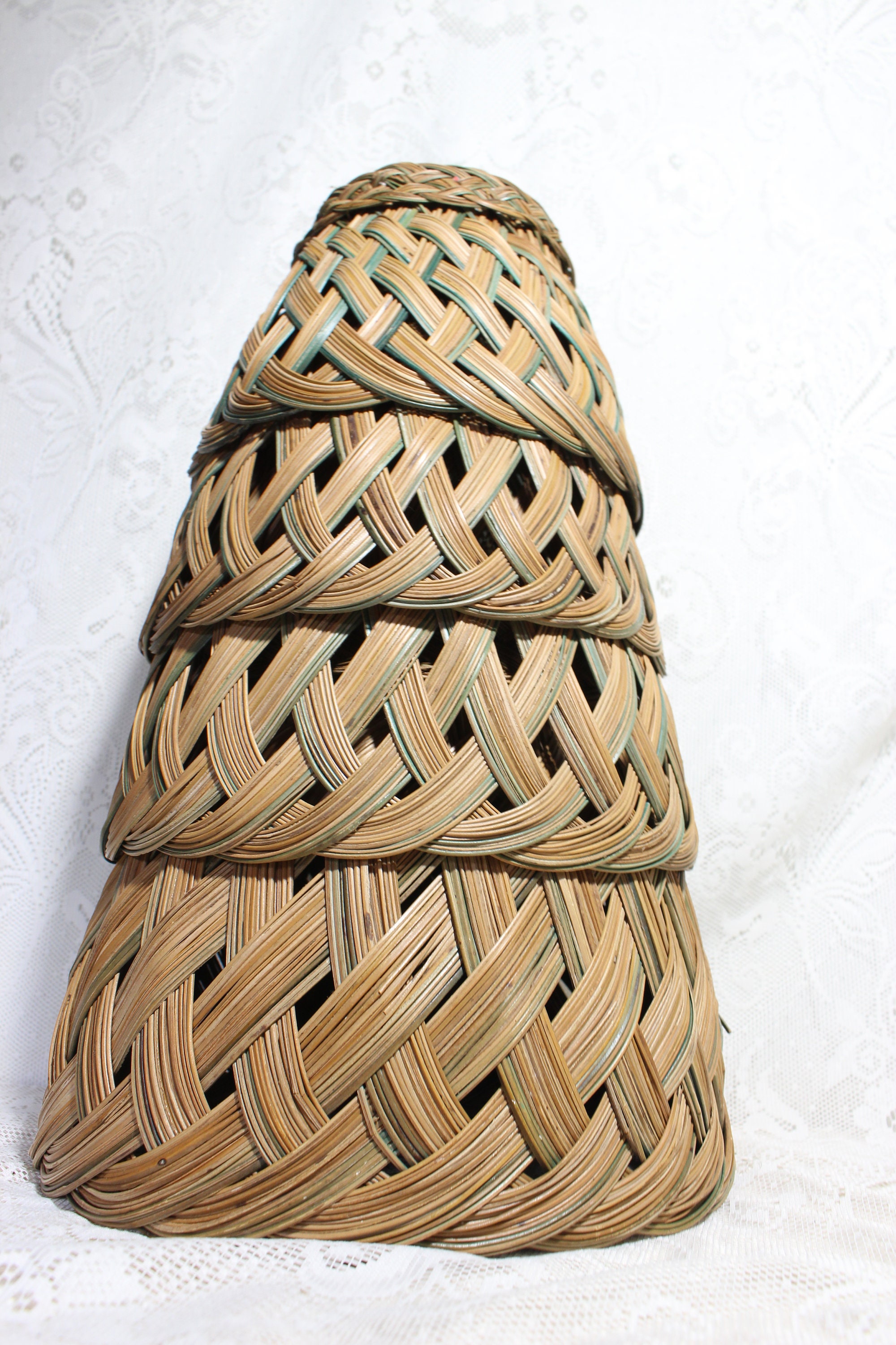 Wicker Nesting Planters, Basket Planters Set of 4, Vintage Woven Willow ...
