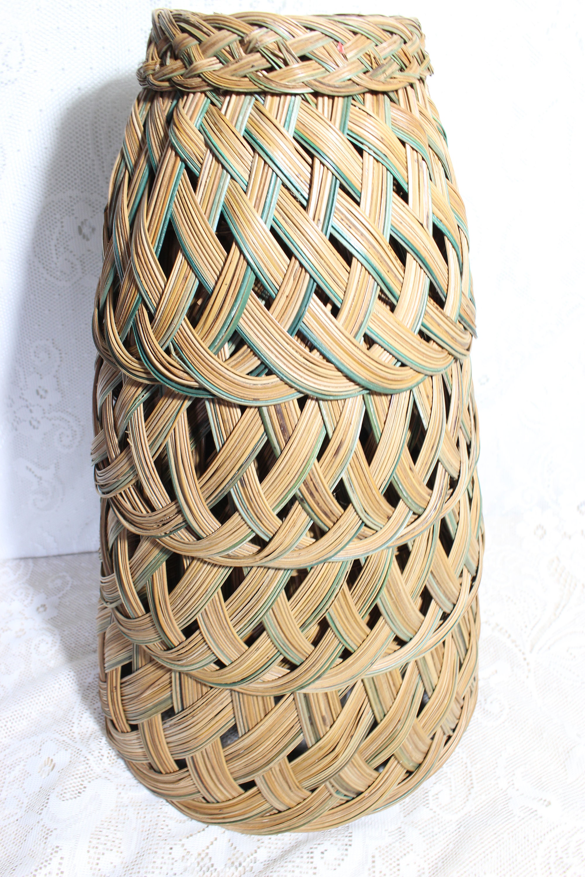 Wicker Nesting Planters, Basket Planters Set of 4, Vintage Woven Willow ...