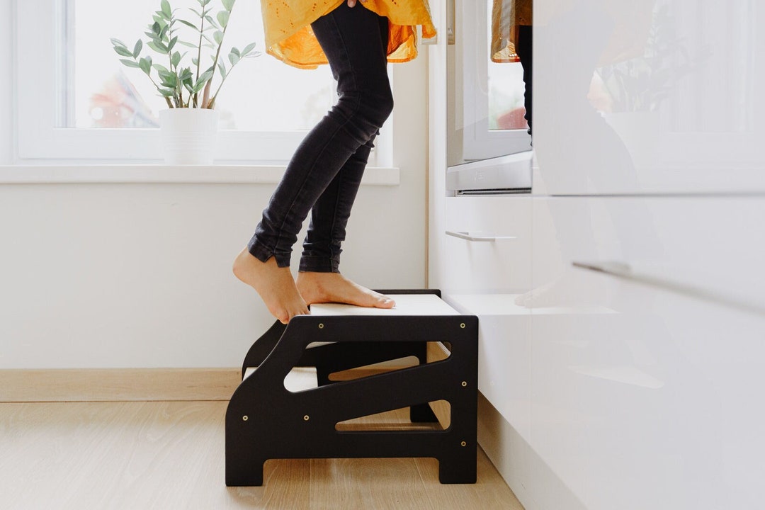 Step Stool Kids Kitchen Step Stool Toddler Bathroom Stepstool Helper ...