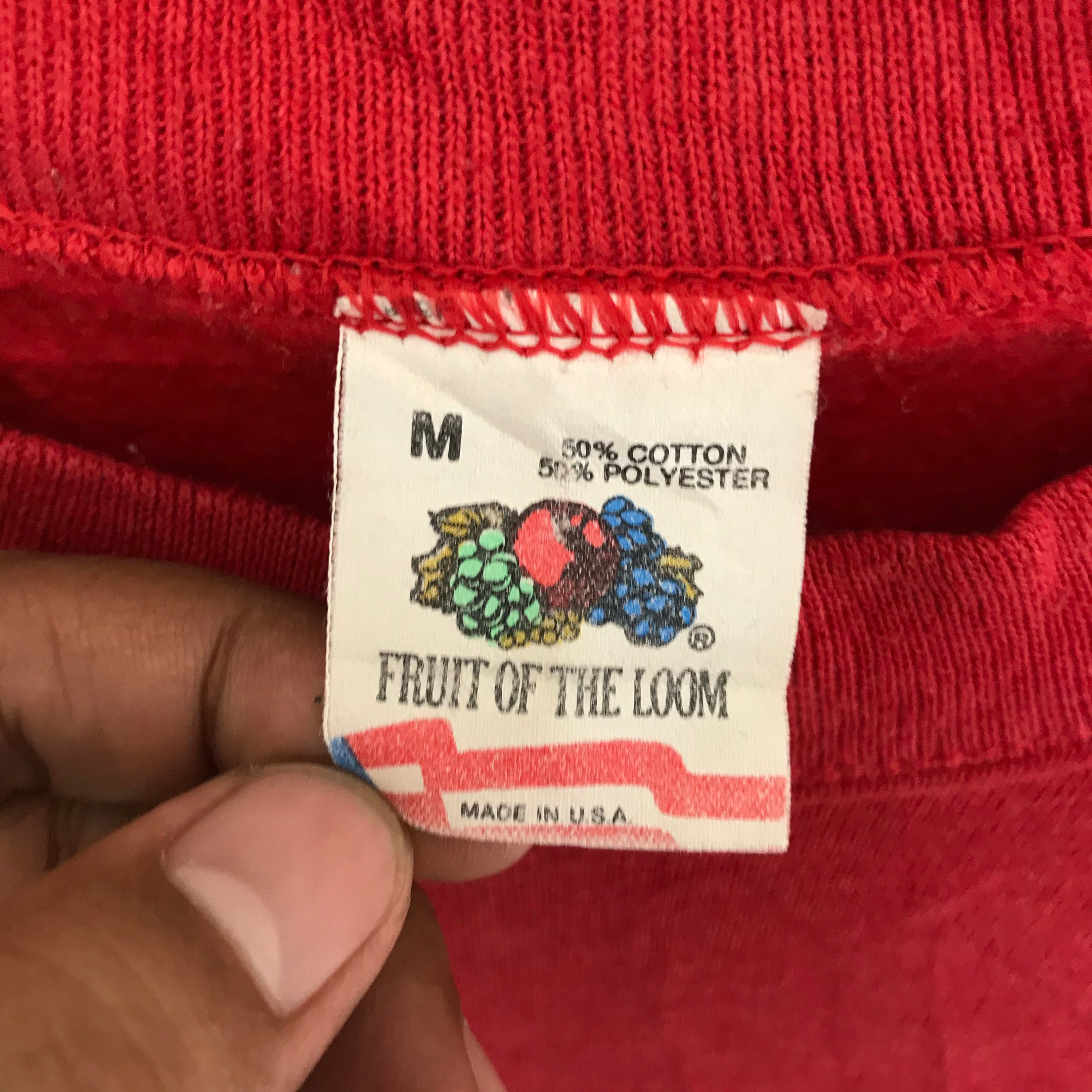 Vintage Fruit of the Loom Printed I.B.E.W Big Logo Vintage 90s | Etsy