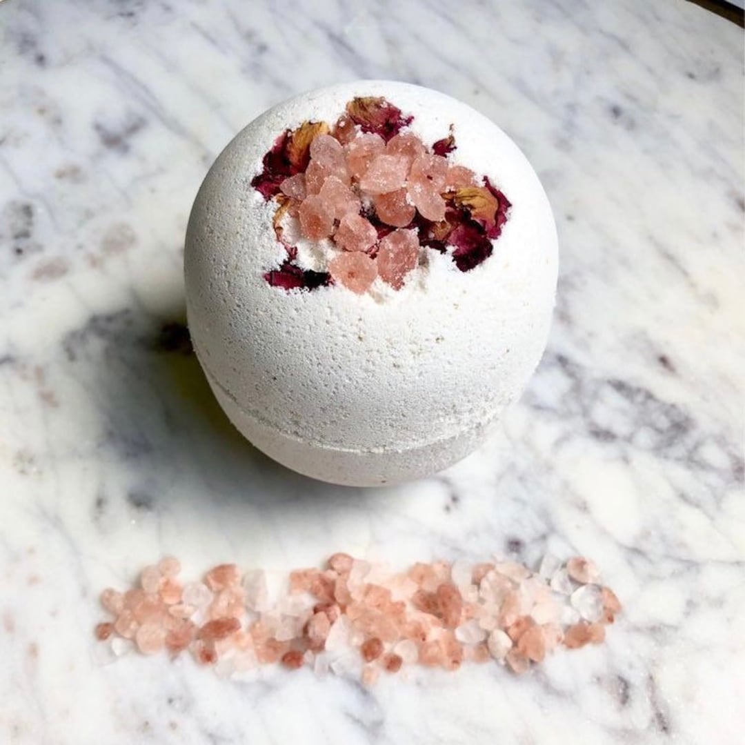 Salted Rose Bath Bomb - Etsy