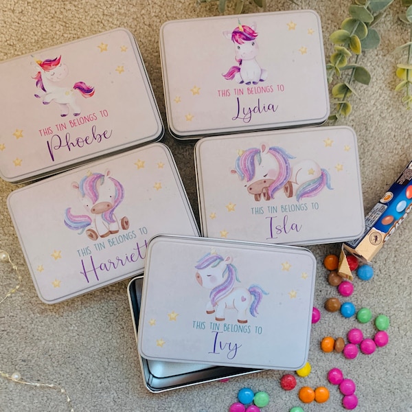 Tin Candy Box - Etsy