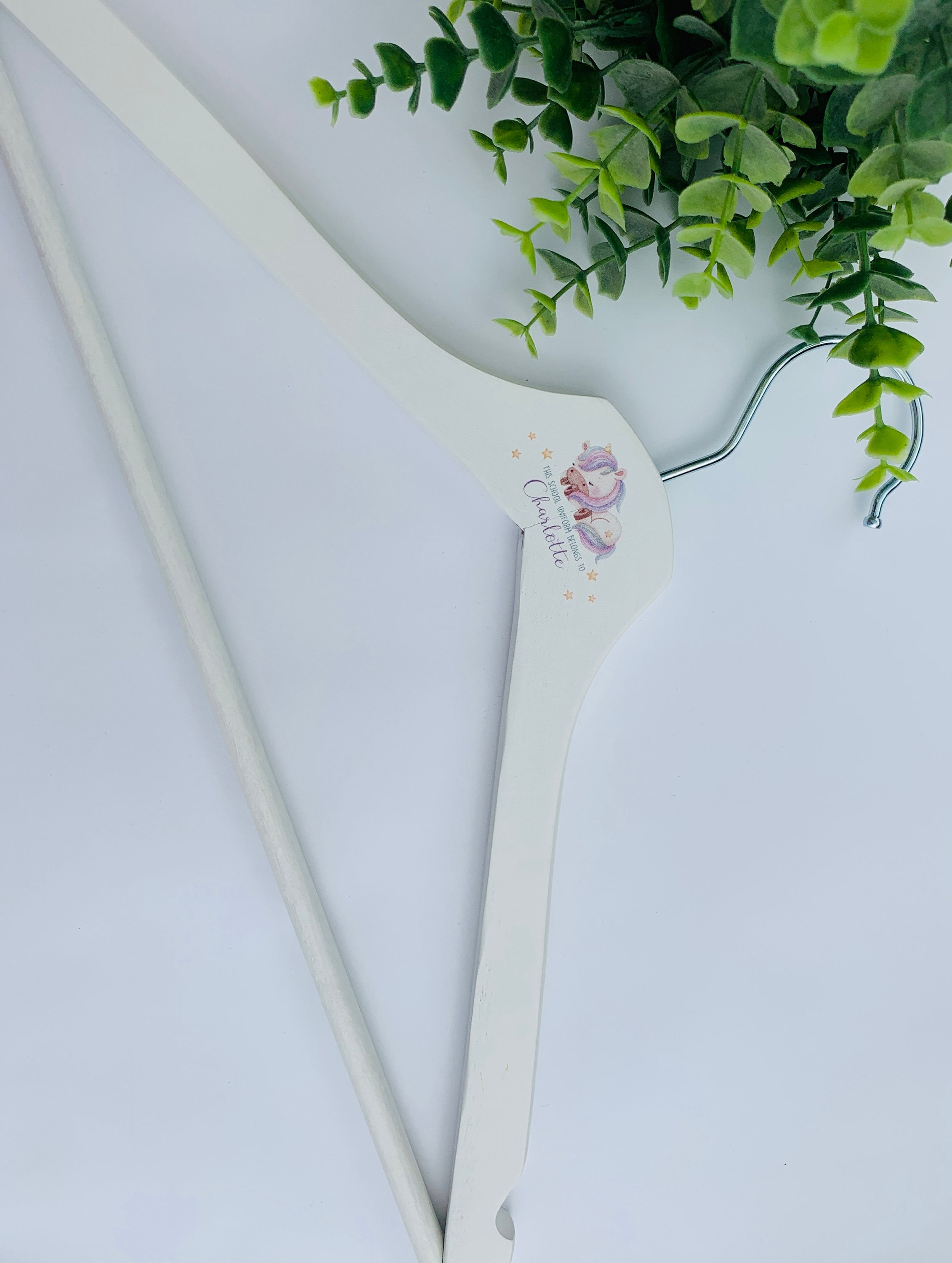 Personalised School Uniform Hanger, Starting School, Coat Hanger ...