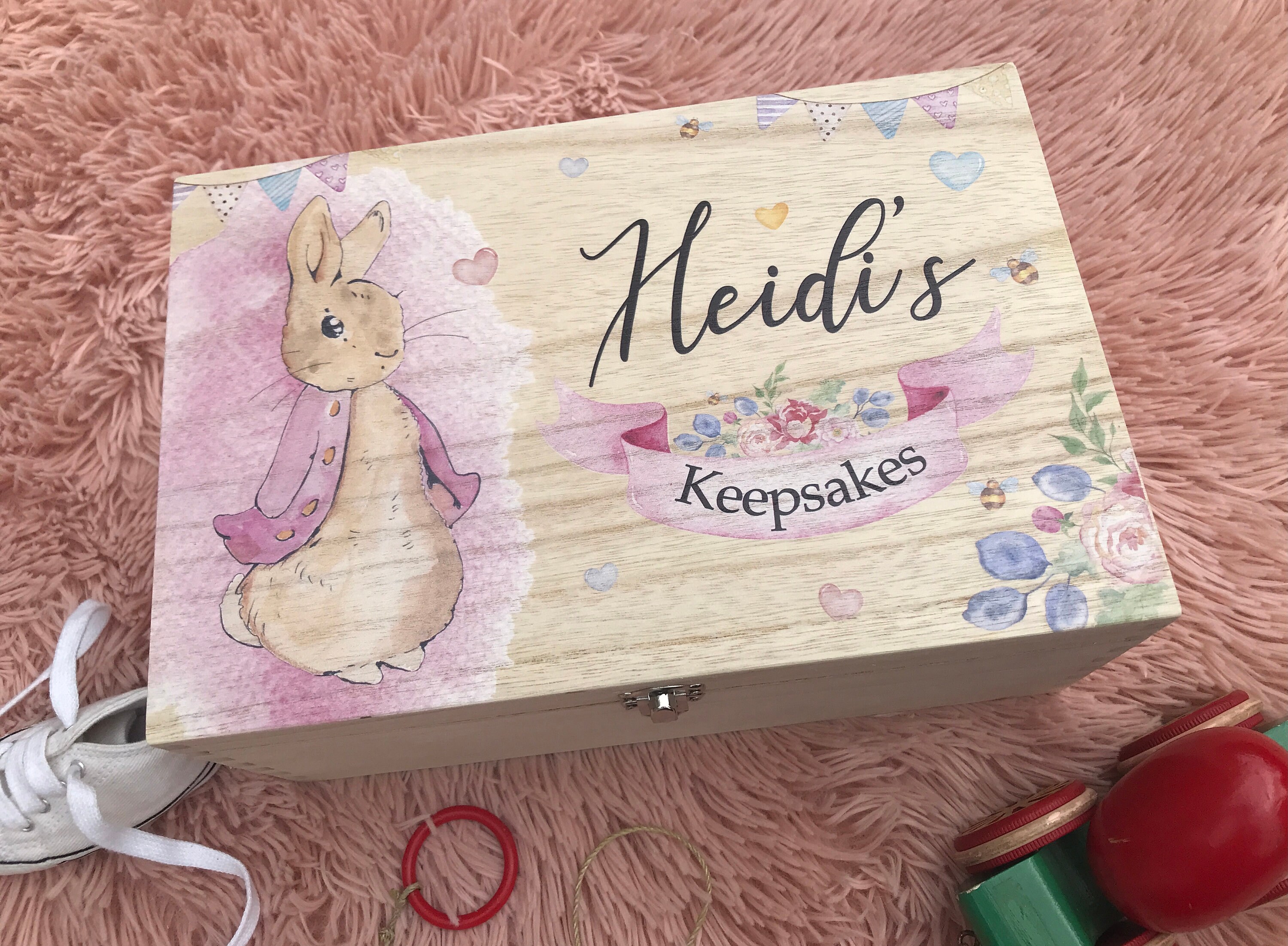 Personalised Wooden Keepsake Box Memory Box Children Box - Etsy