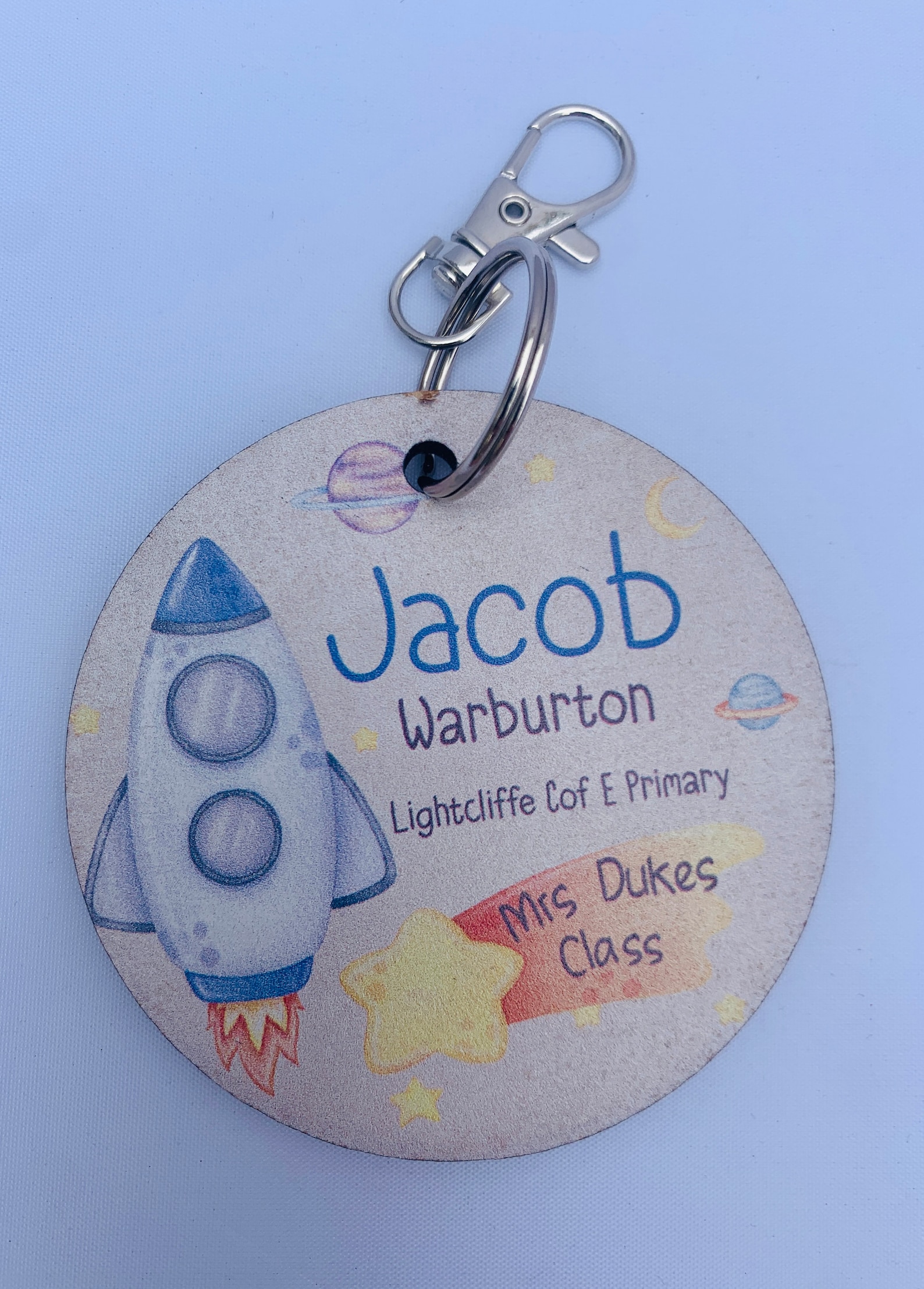 Book Bag Tag | Backpack Tag| Name Keyring | Back to School | Starting ...
