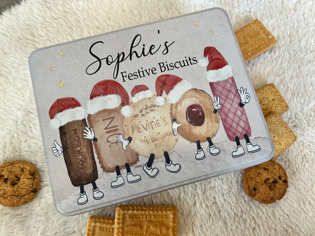 Personalised Biscuit Tin, Biscuits, Treat Tin, Gift for Her, Gift for ...