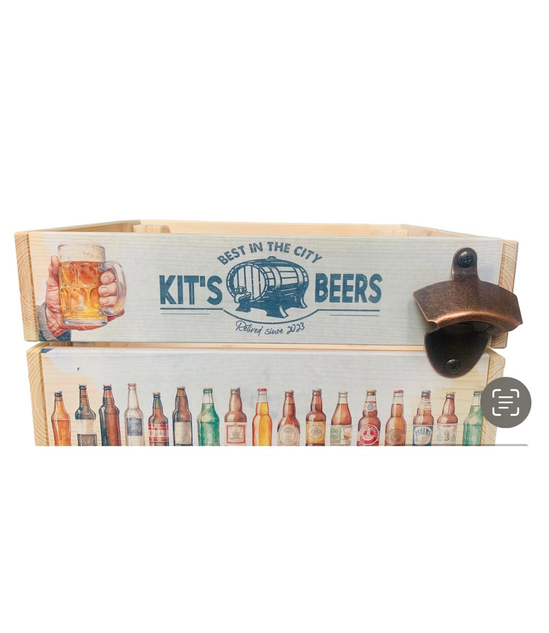 Personalised Beer Box, Beer Caddy, Beer Crate, Dad Husband Boyfriend ...