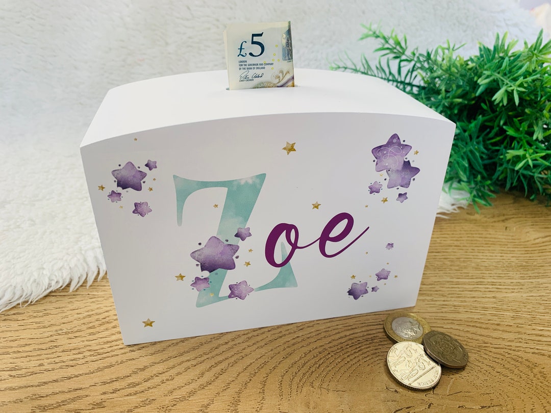 Personalised Kids Money Box, Money Bank, Holiday Gift, Older Child Gift ...