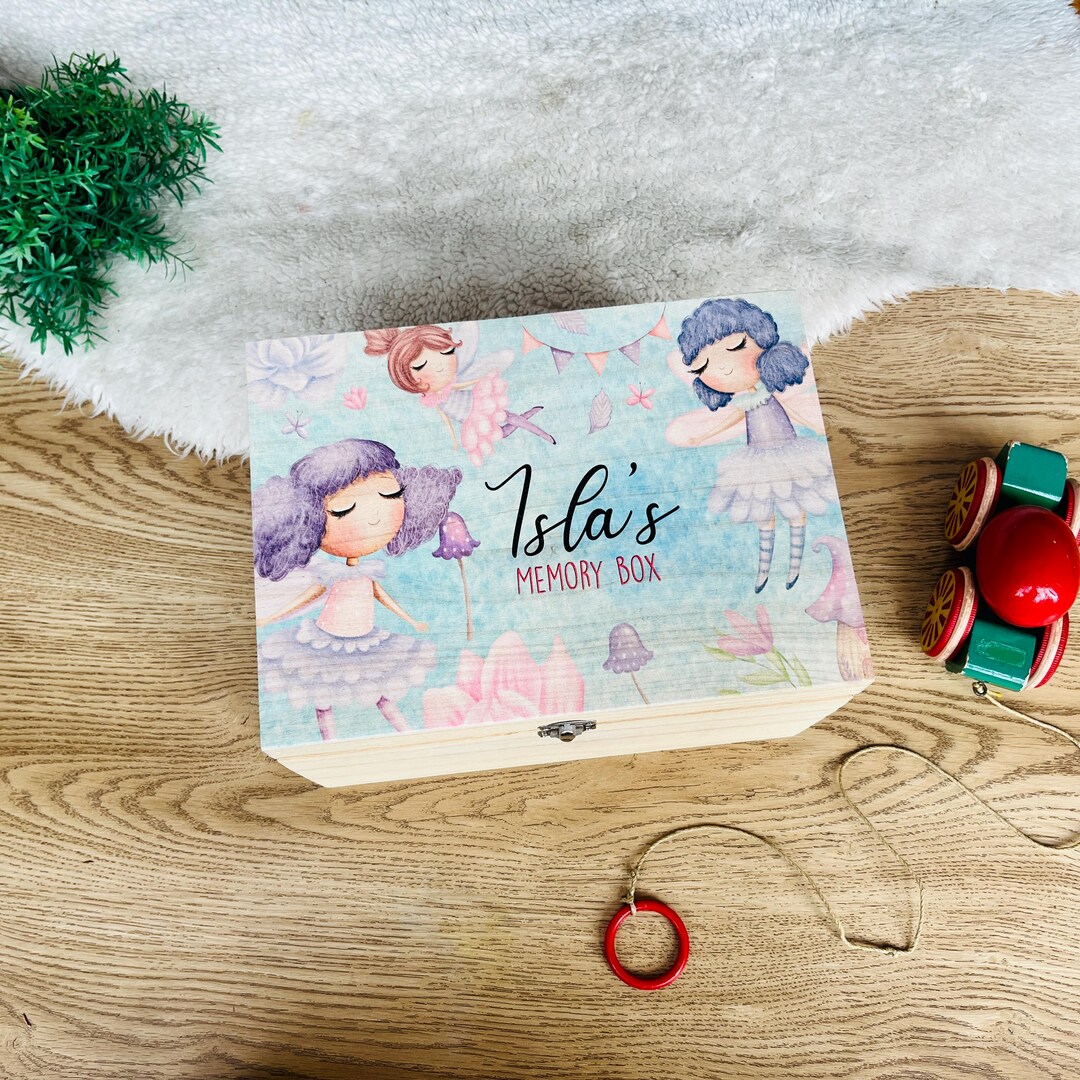 Fairy Memory Box, Keepsake Gift, Toddler Present, New Baby, Newborn ...