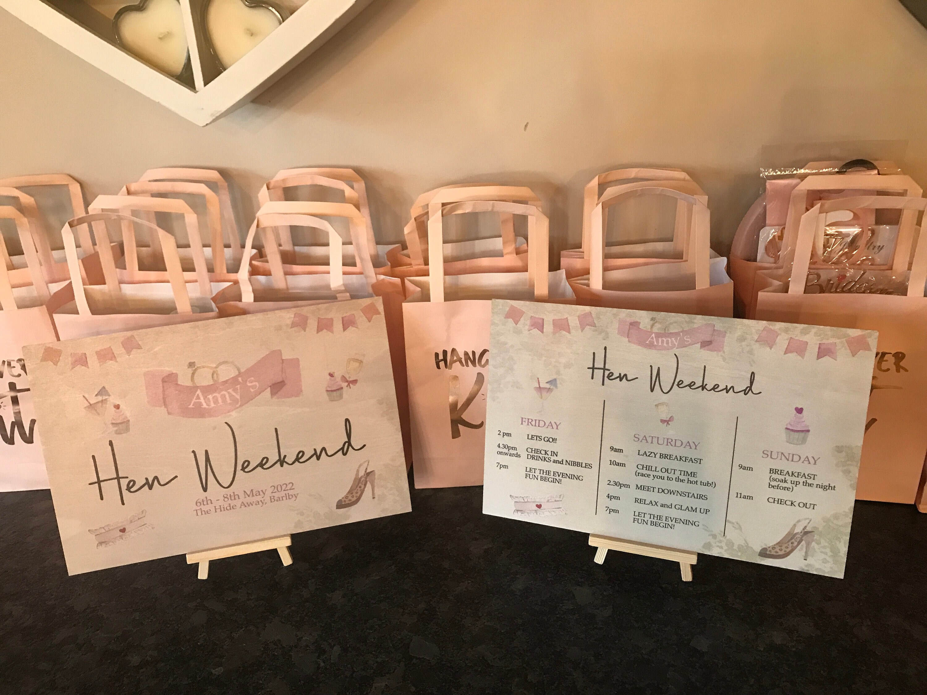 Hen Party Welcome Sign and Easel Stag Do Welcome Sign Hen | Etsy UK