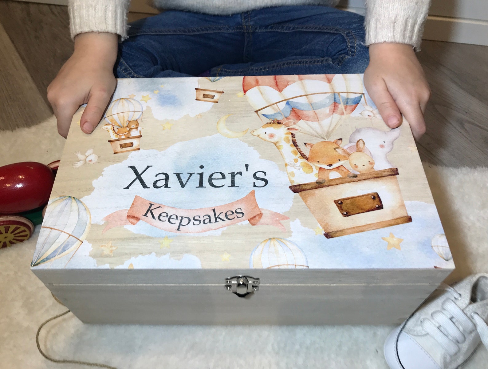 Personalised Wooden Keepsake Box Memory Box Children Box - Etsy