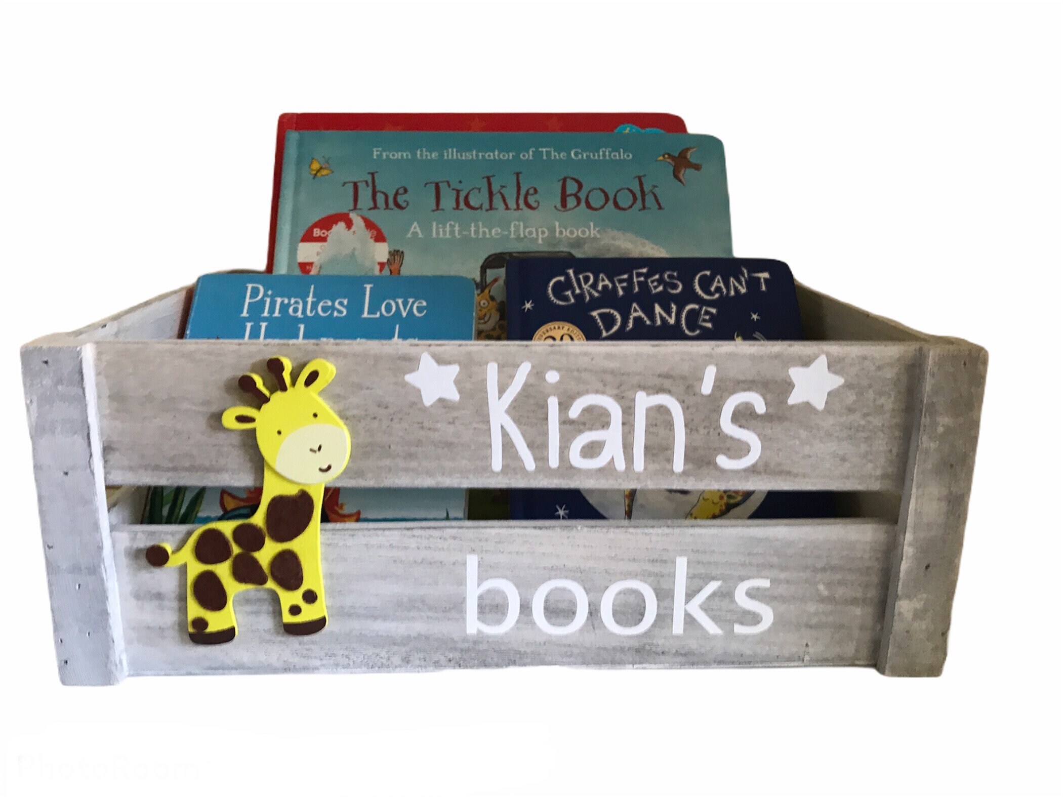 Personalised Wooden Toy Book Box new Larger Size - Etsy Australia