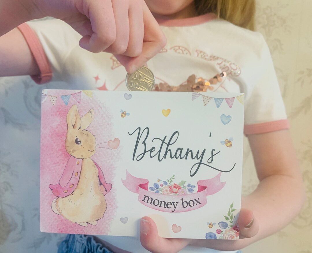 Personalised Kids Money Box, Money Bank, Holiday Gift, Older Child Gift ...