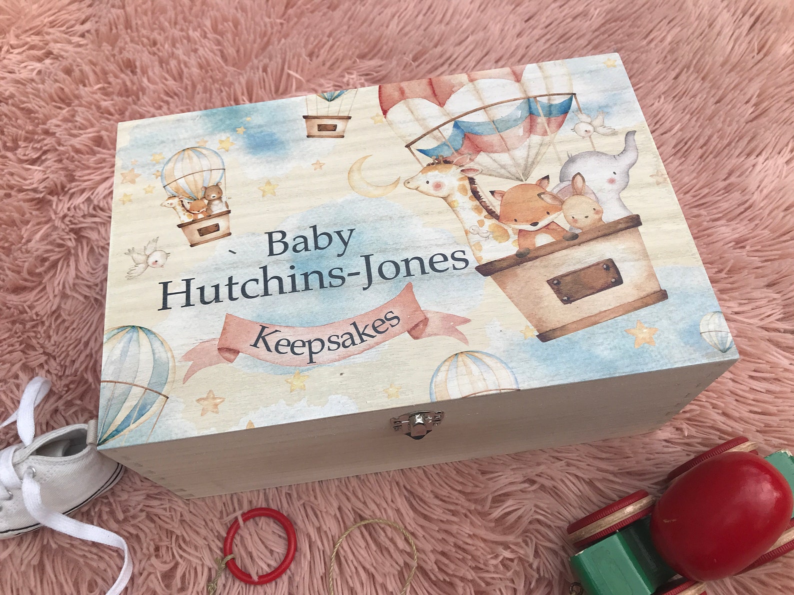 Personalised Wooden Keepsake Box Memory Box Children Box - Etsy