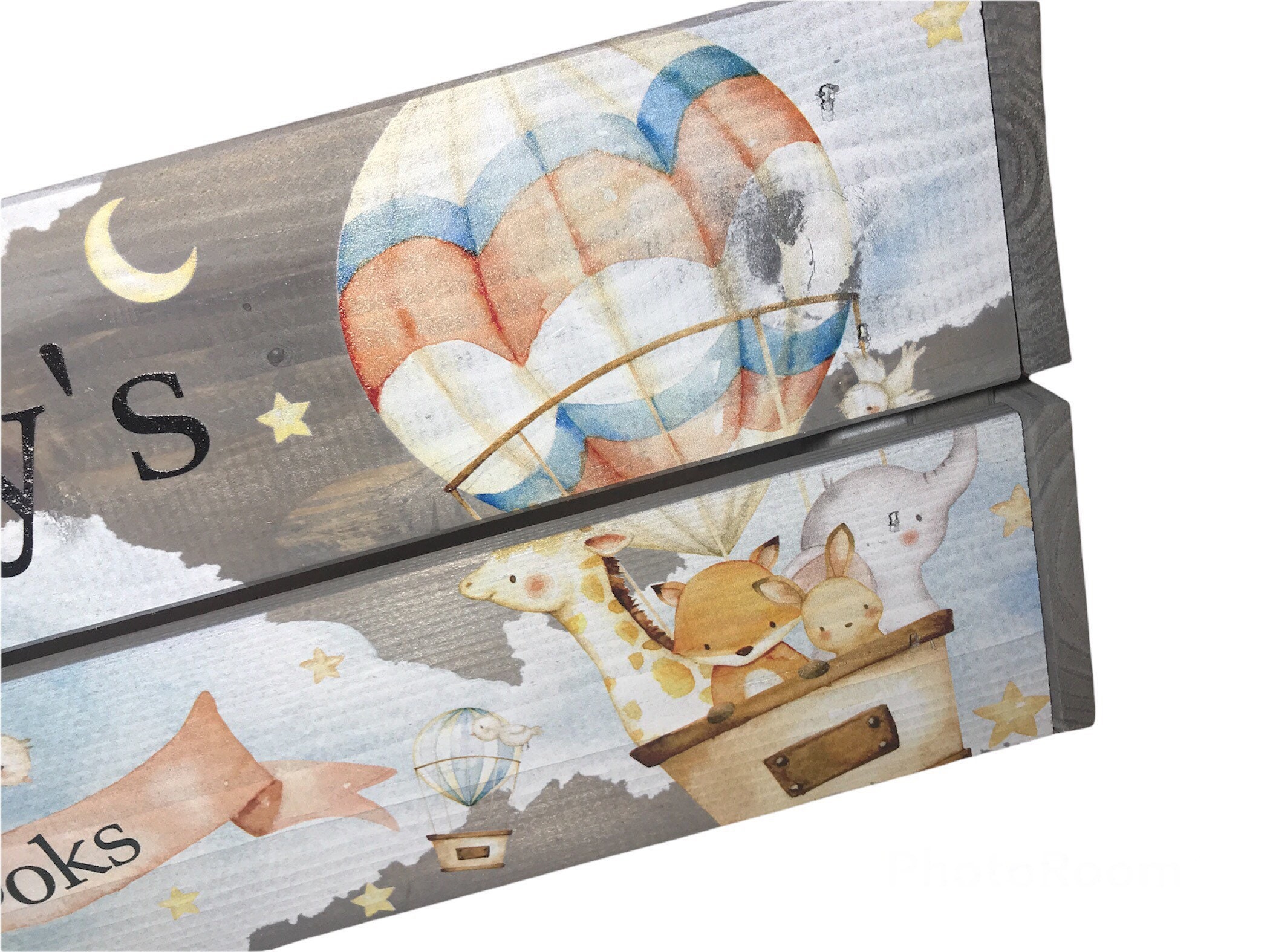 Personalised Wooden Book Crate Toy Crate Teddy Crate Baby - Etsy