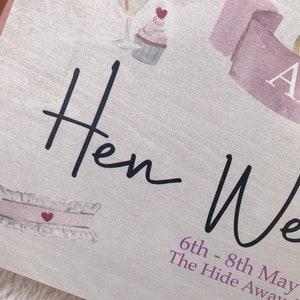 Hen Party Welcome Sign and Easel| Stag Do | Welcome Sign| Hen Party ...