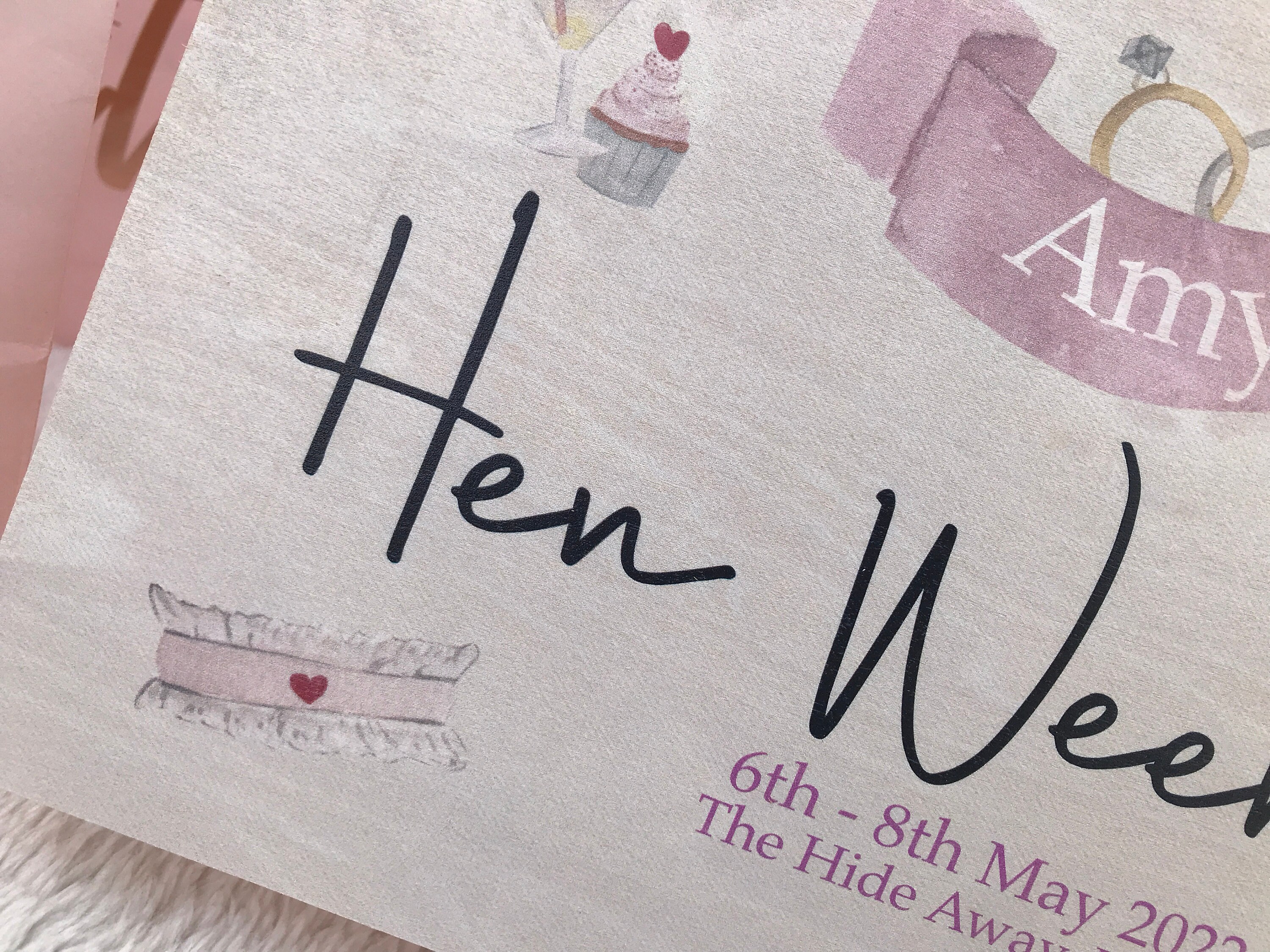Hen Party Welcome Sign and Easel Stag Do Welcome Sign Hen - Etsy UK