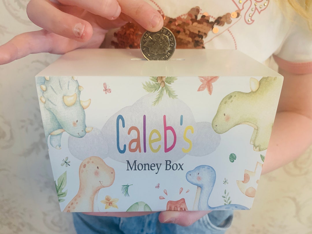Personalised Kids Money Box, Money Bank, Holiday Gift, Older Child Gift ...