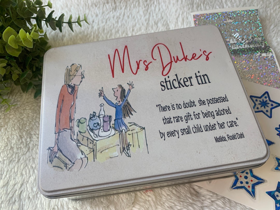 Personalised Teacher Tin, Biscuits, Treat Tin, Gift for Her, Gift for ...