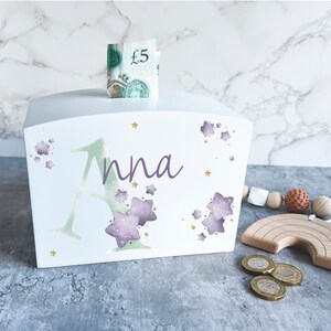 Personalised Kids Money Box, Money Bank, Holiday Gift, Older Child Gift ...