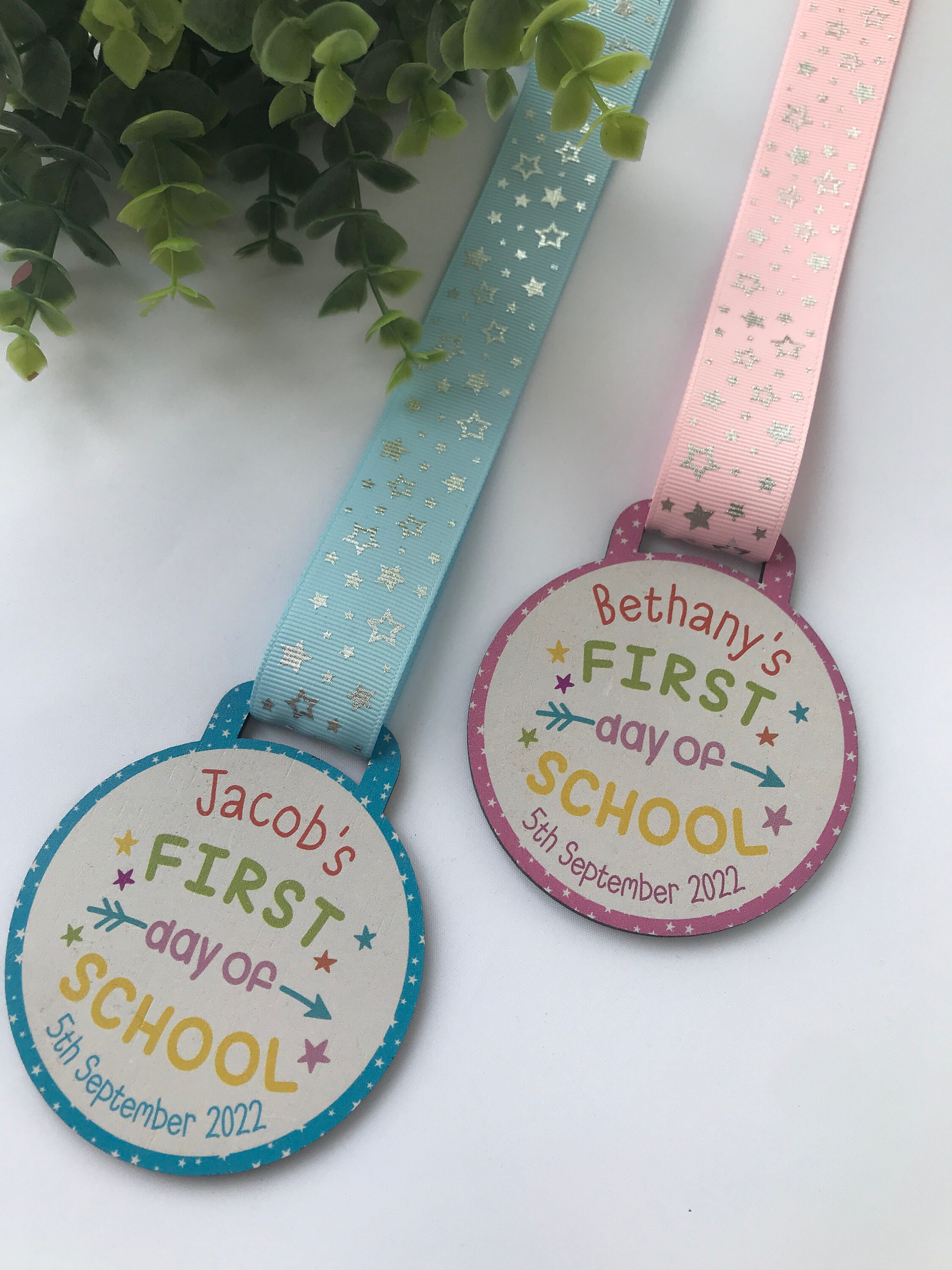 First Day of School Medal School Starter Medal Back to - Etsy UK