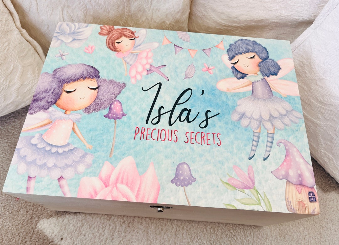 Personalised Wooden Keepsake Box Memory Box Children Box Baby Box ...