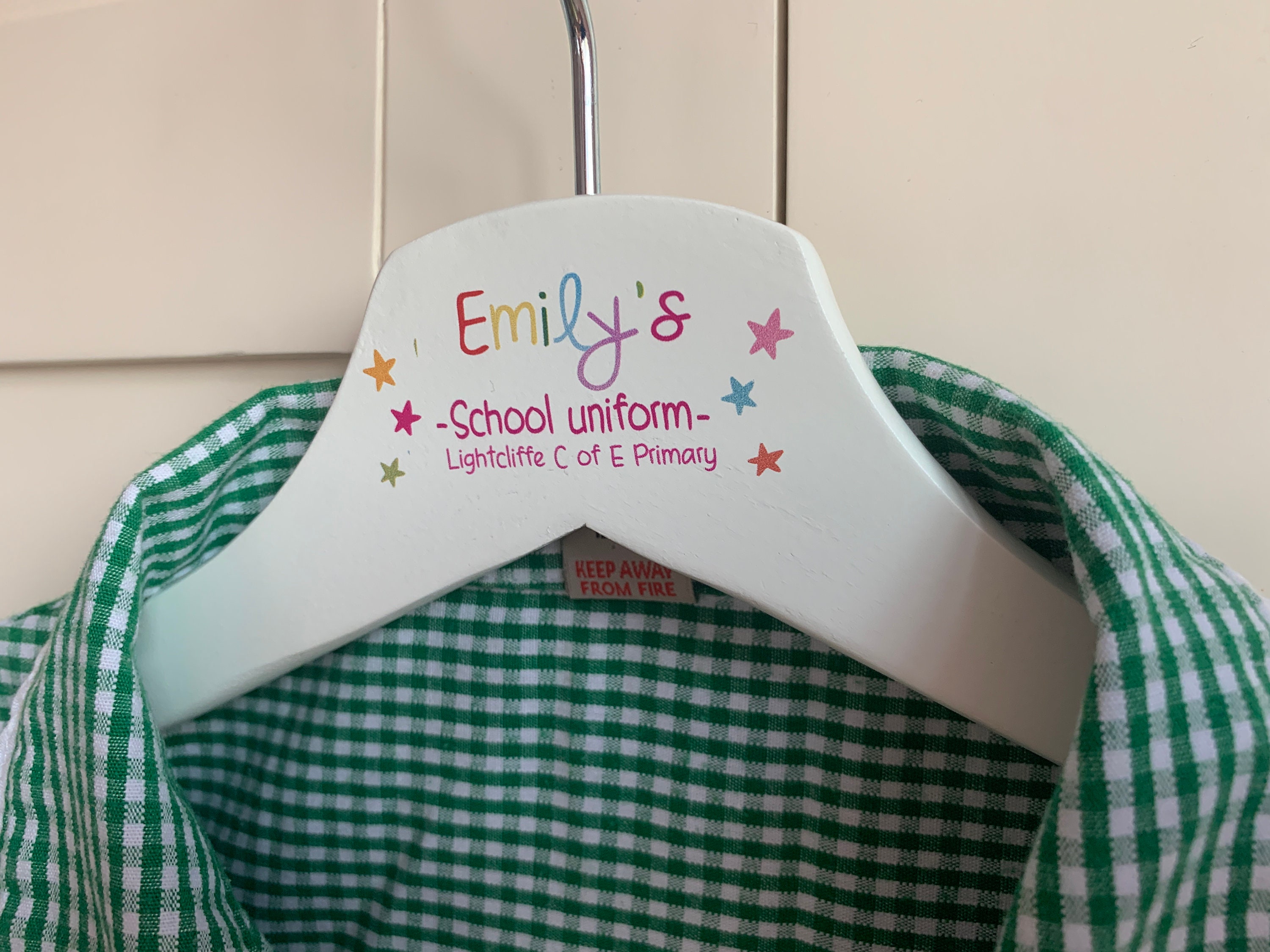 Personalised School Uniform Hanger Starting School Coat - Etsy