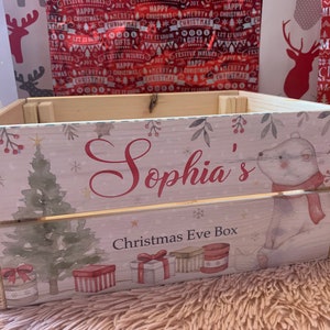 Polar Bear Christmas Eve Box, Christmas, Christmas Crate, My 1st ...