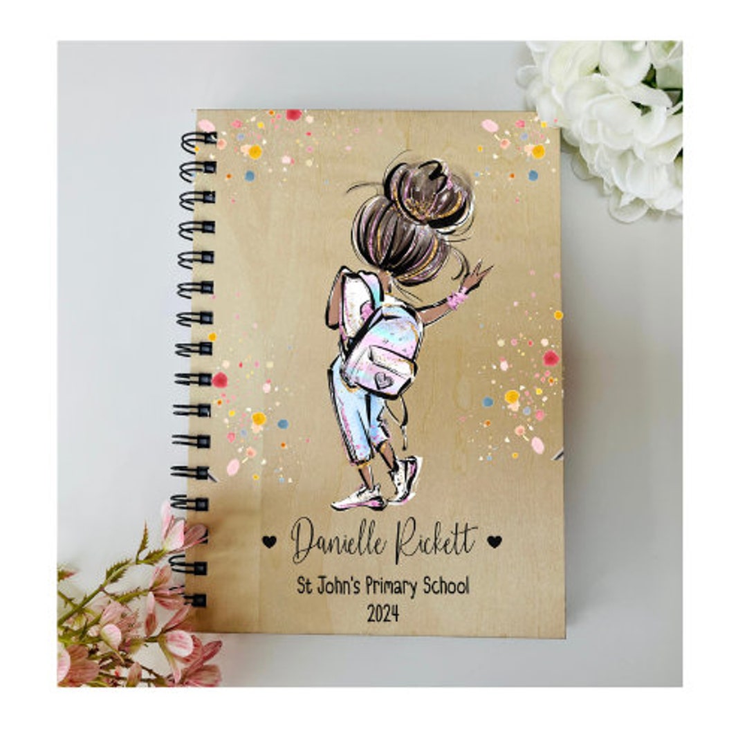 Wooden School Leavers Scrapbook, Autograph, Memory, Keepsake, Class of ...