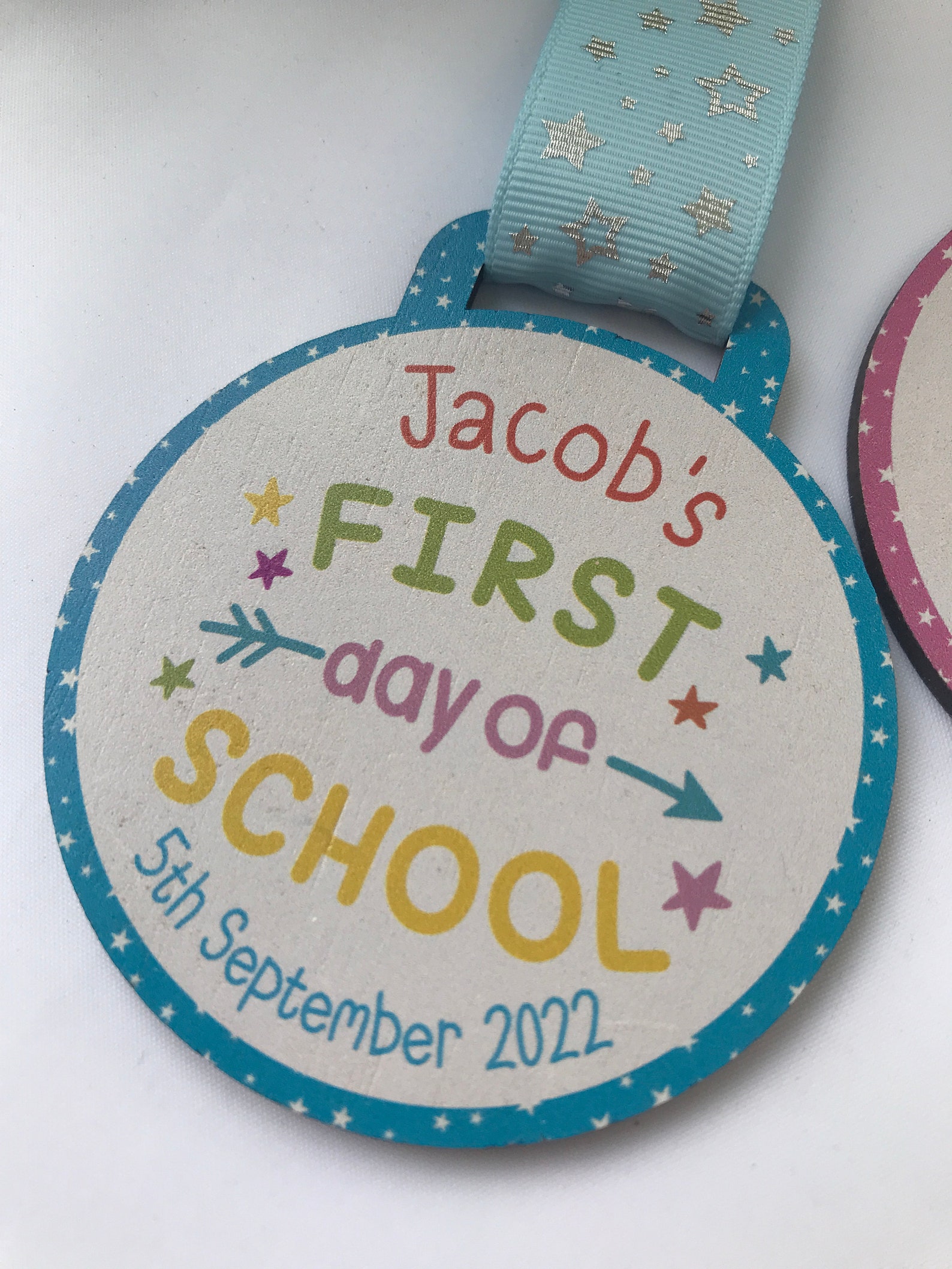 First Day of School Medal School Starter Medal Back to - Etsy