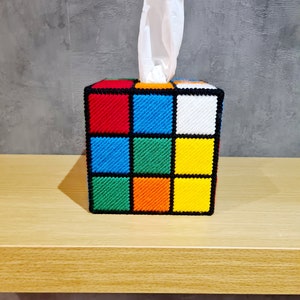 Retro Cube Tissuebox Cover - Bright - Etsy