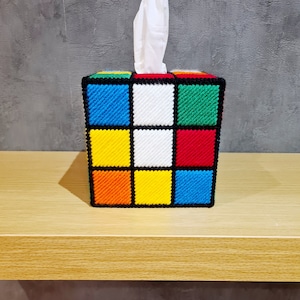 Retro Cube Tissuebox Cover - Bright - Etsy