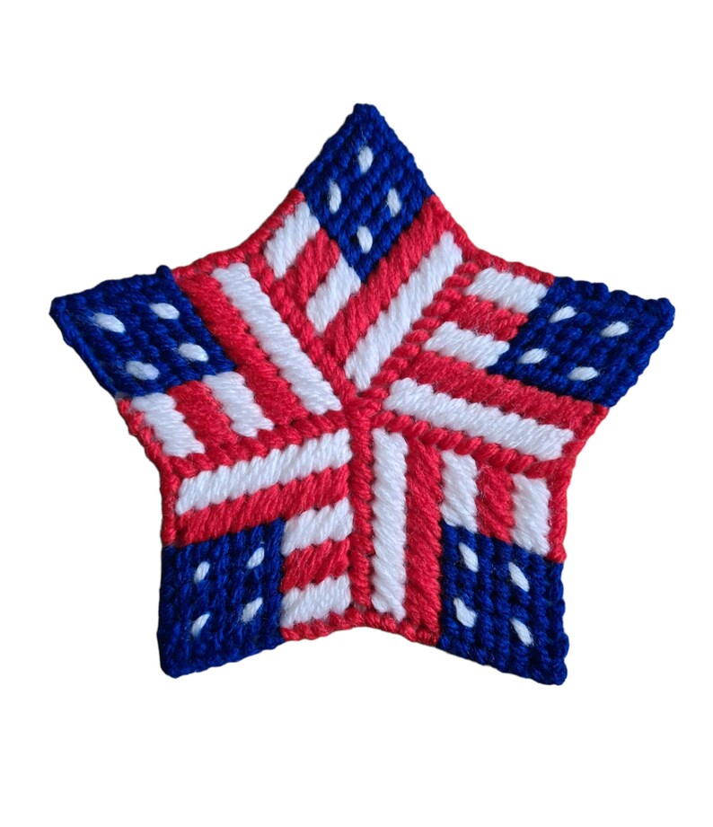 Crochet Independence Day Wreath Pattern - 4th of July - Etsy
