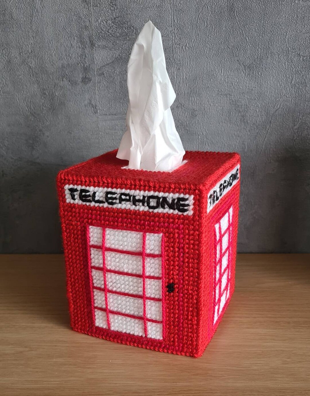 Novelty Telephone Box Tissue Box Cover - Etsy