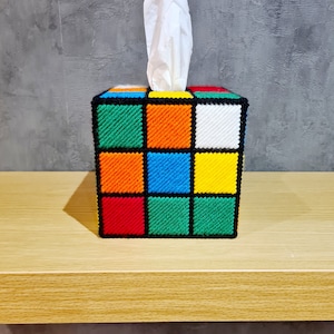 Retro Cube Tissuebox Cover - Bright - Etsy