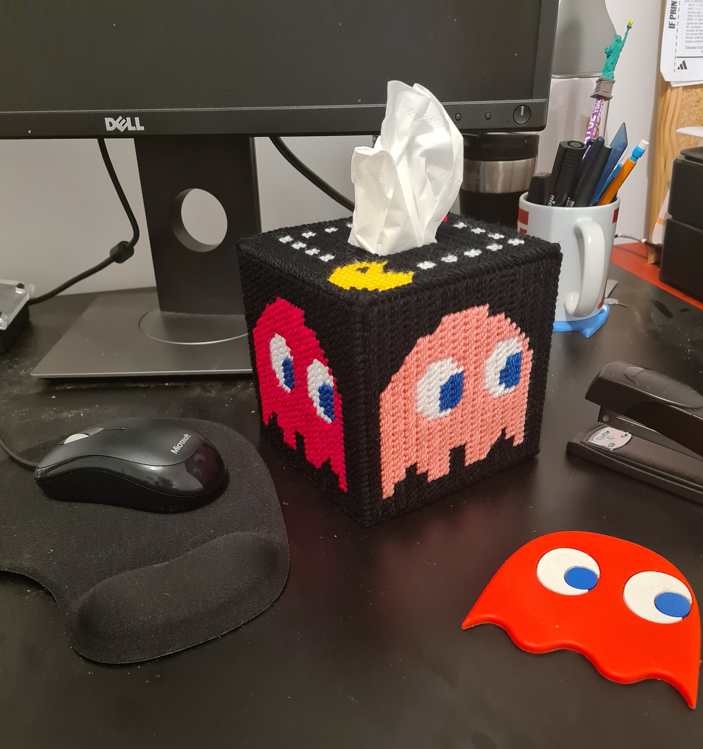Pac-man Tissuebox Cover - Etsy