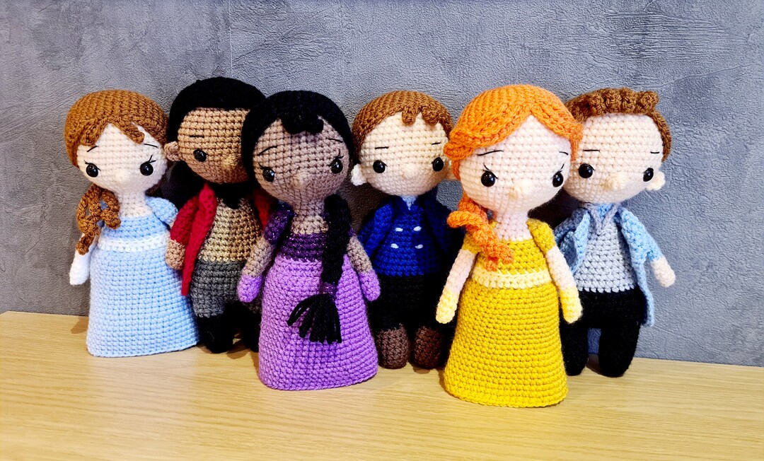 Bridgerton Inspired Crochet Dolls Daphne and Simon, Anthony and Kate ...