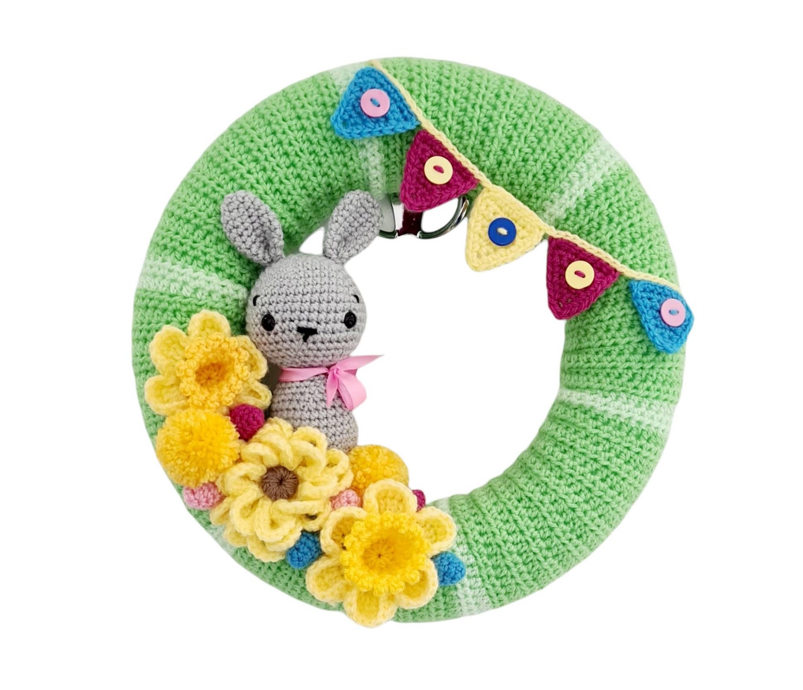 12 Crochet Easter Wreath Patterns - Hookfully