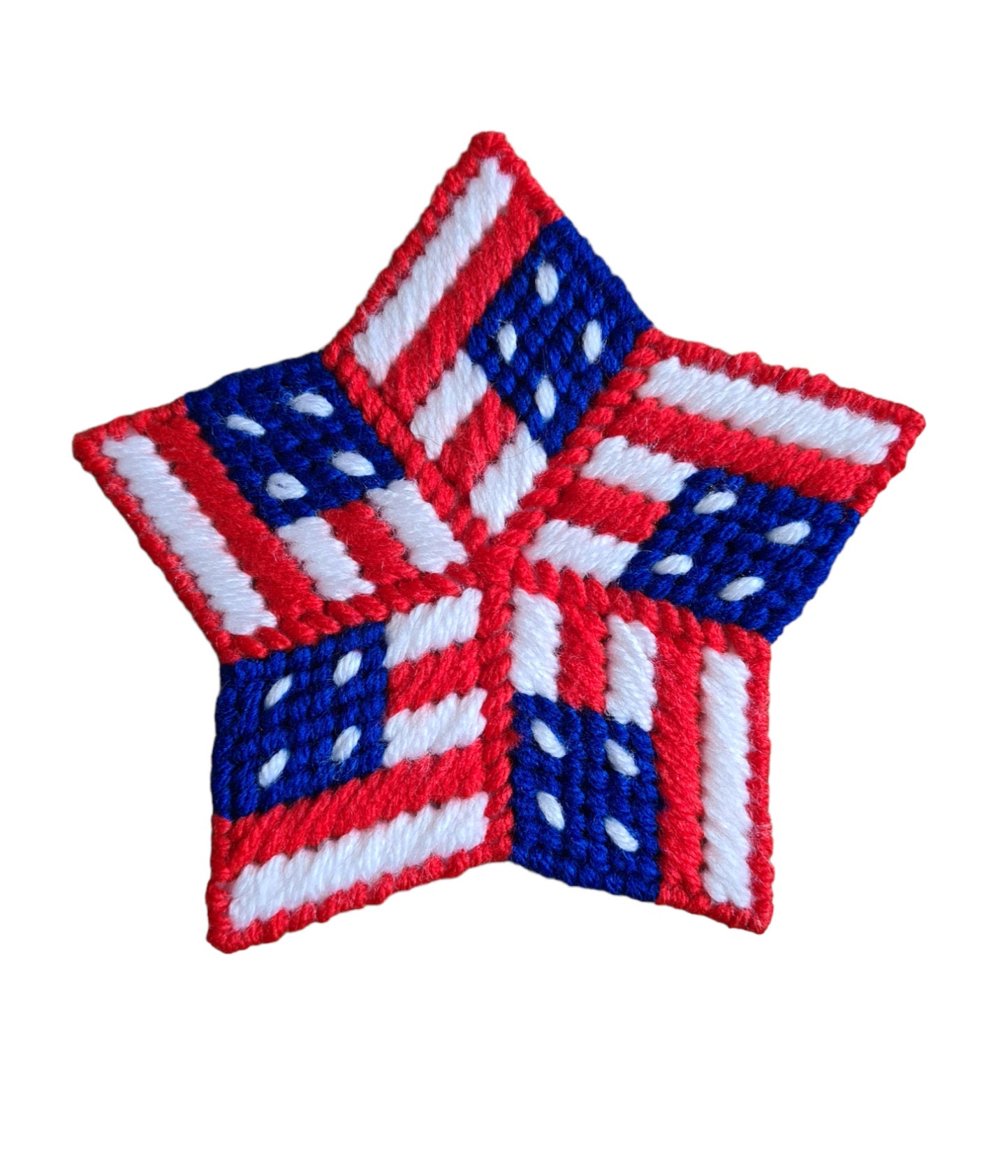 Crochet Independence Day Wreath Pattern 4th of July - Etsy