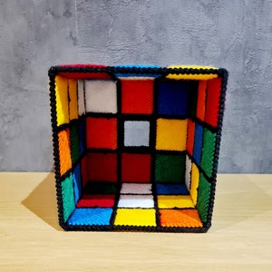 Retro Cube Tissuebox Cover - Bright - Etsy