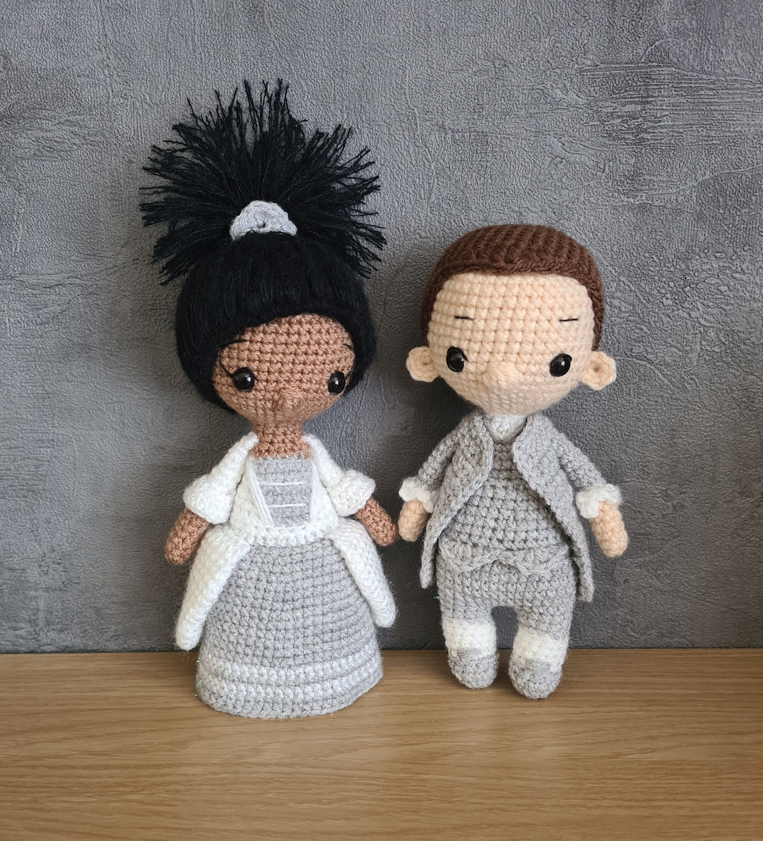 Bridgerton Inspired Crochet Dolls Queen Charlotte And King George Etsy