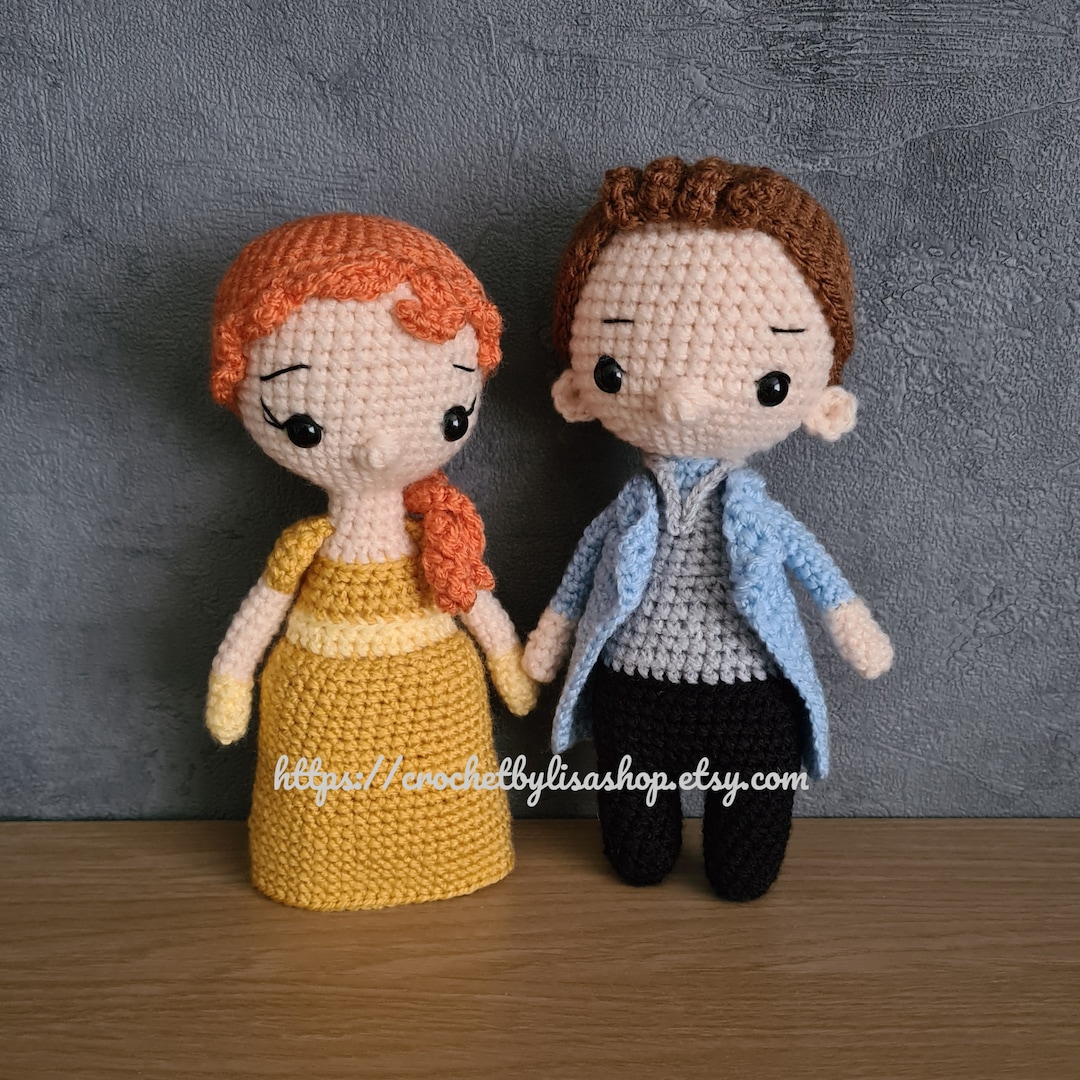 Regency Era Crochet Dolls Penelope and Colin - Etsy